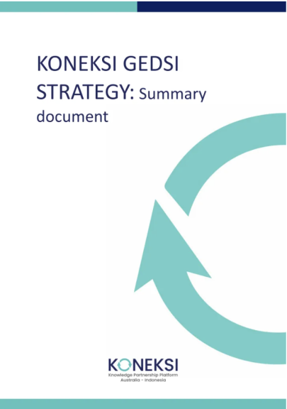 Koneksi Gedsi Strategy - KONEKSI